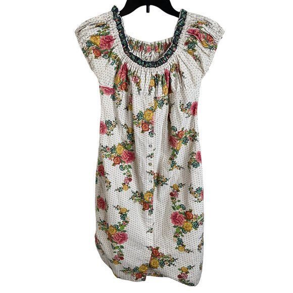 FARM Rio | Dresses | Farm Rio Off Shoulder Floral Button Down Midi ...